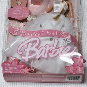 Mattel | Toys | Barbie Beautiful Bride Pink Fashion Wedding Gown Doll ...